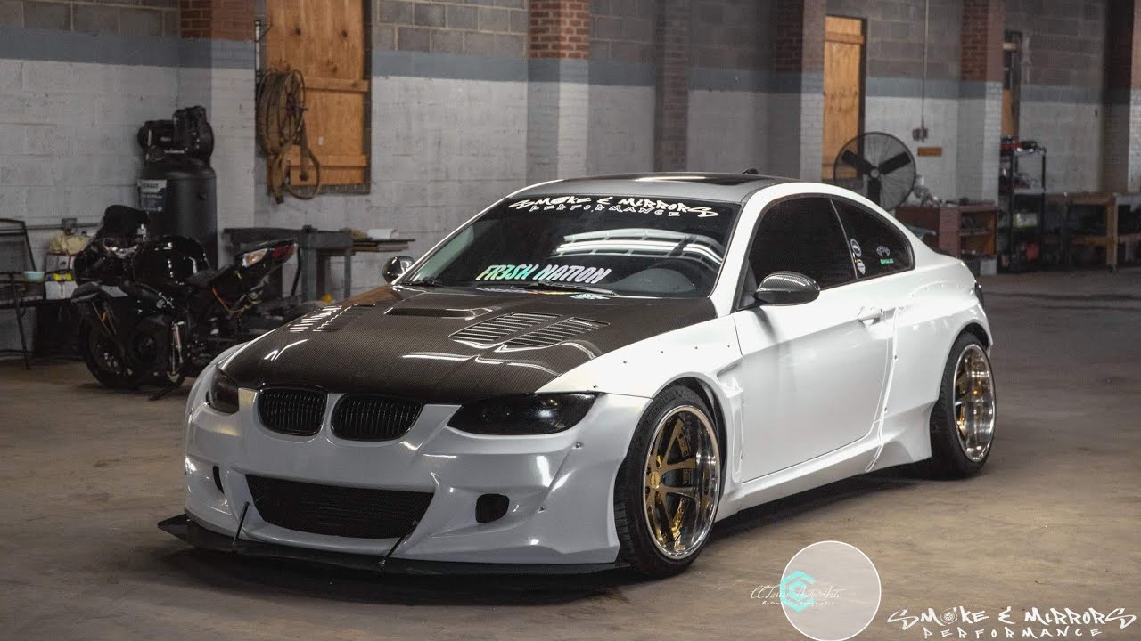 Dom's Pandem WideBody E92 335i (V1 Reveal Video) - YouTube