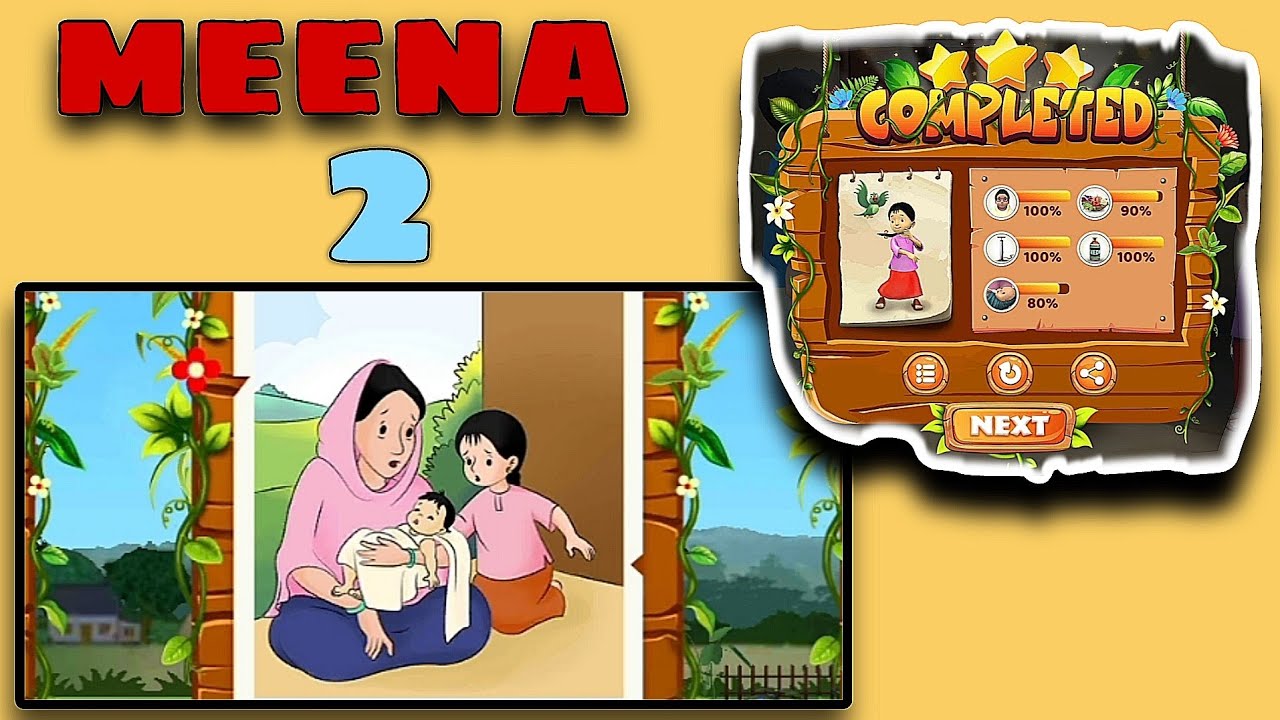 MEENA 2 MOBILE GAMEPLAY | PART 5 | NEWBORN DANGER SIGNS | नवजात शिशु के खतरे के संकेत - YouTube