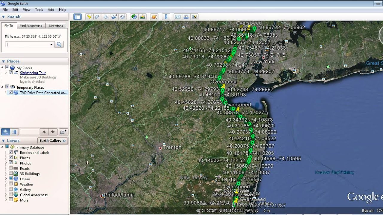 GPS Telemetry Application - YouTube