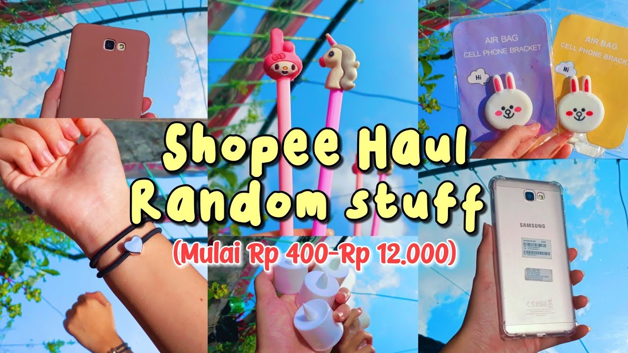 Shopee haul random stuff Aesthetic💗💦 - YouTube