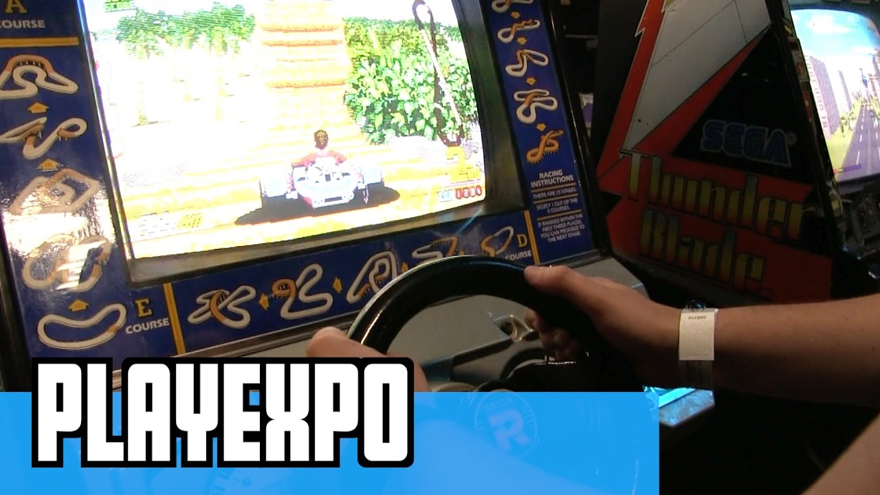 SEGA Power Drift Arcade Gameplay | Play Expo Manchester 2016 - YouTube