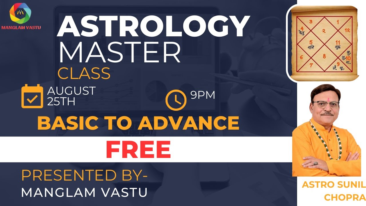 ASTROLOGY MASTER CLASS BY MANGLAM VASTU - YouTube