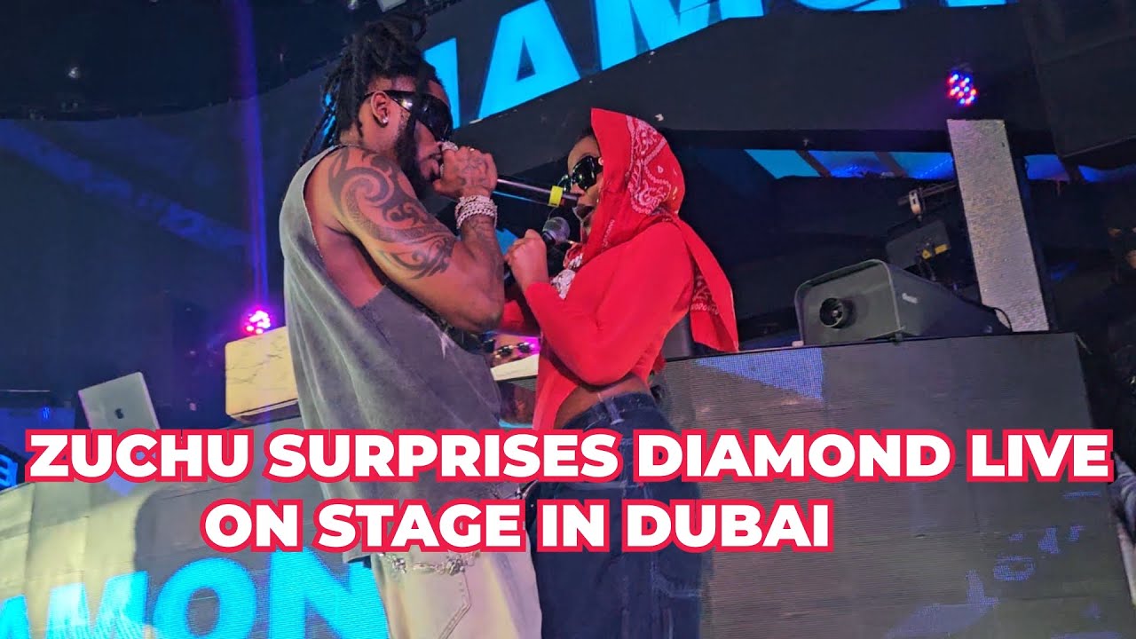 Zuchu surprises Diamond Platinumz in Dubai and they get to kiss and ...