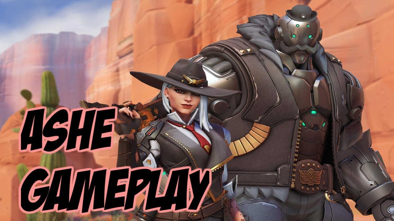 overwatch : ashe gameplay ( no commentary ) - YouTube