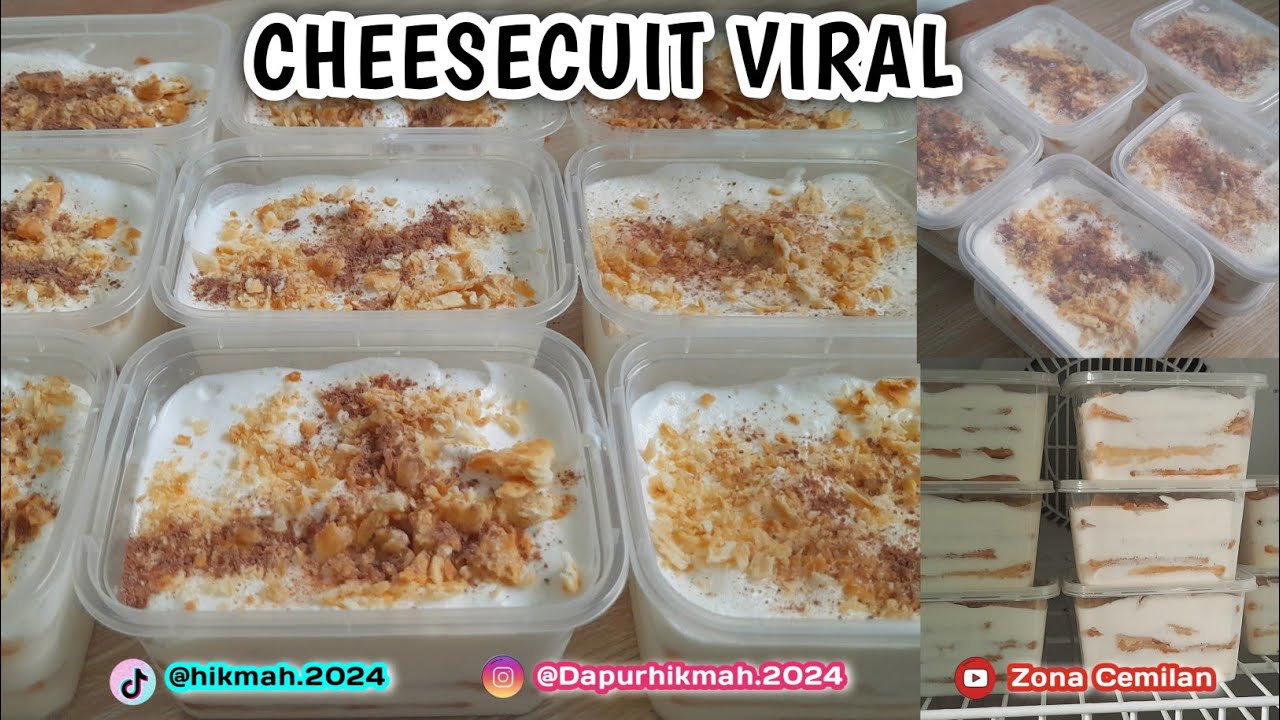 PANTESAN AJA DESSERT INI VIRAL,EMANG ENAK BANGET. RESEP CHEESECUIT ...