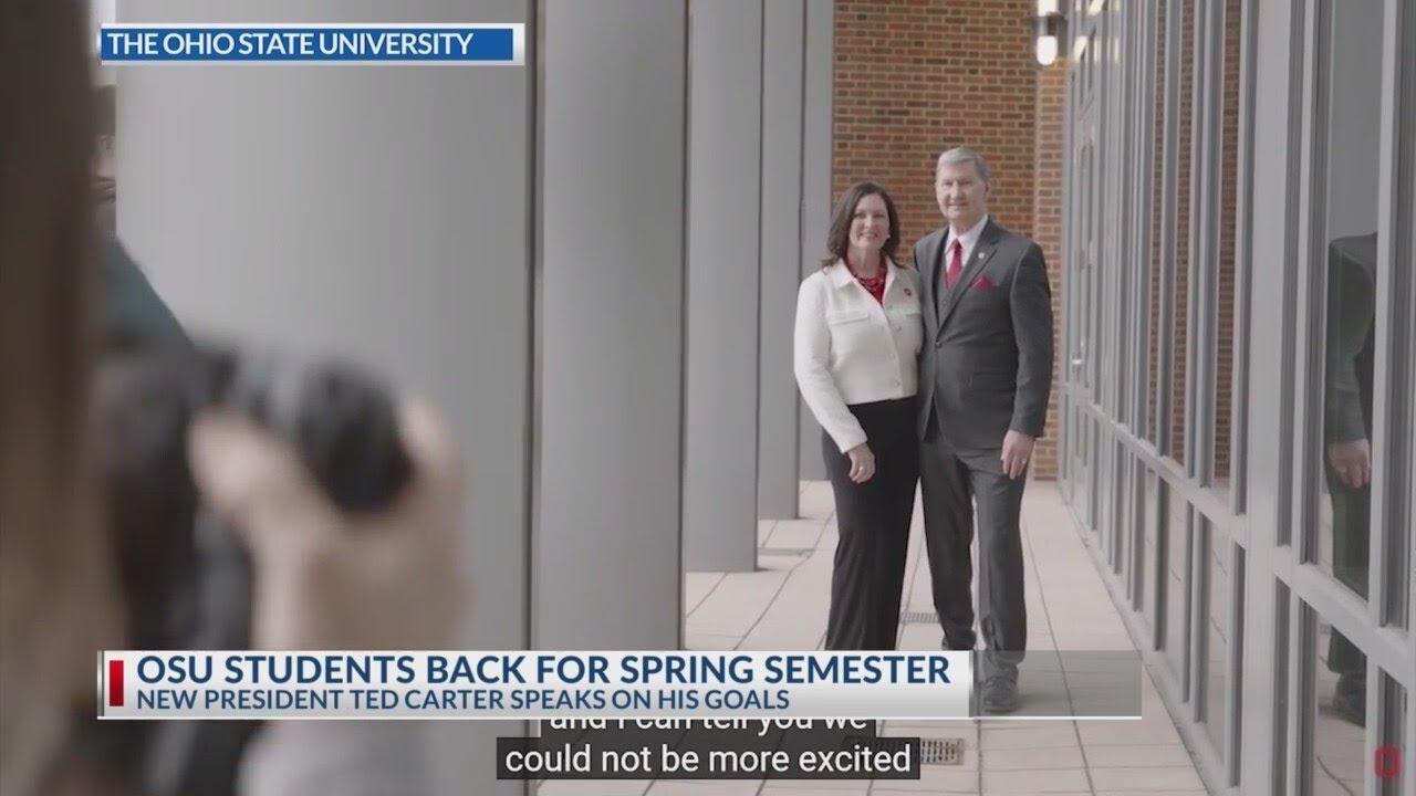 New OSU president Ted Carter speaks on goals for spring semester - YouTube