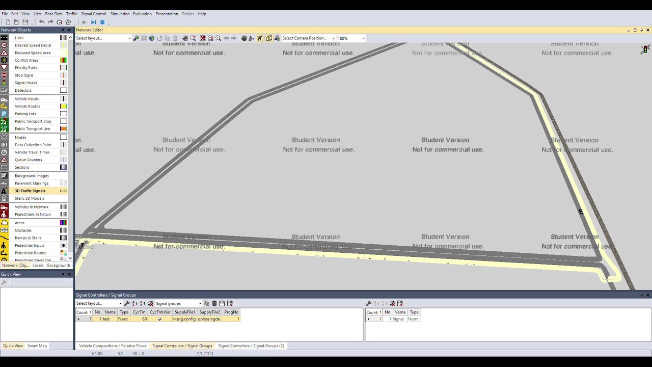 PTV Vissim 7 00 13 Student Version Network C Documents PTV Vision PTV ...