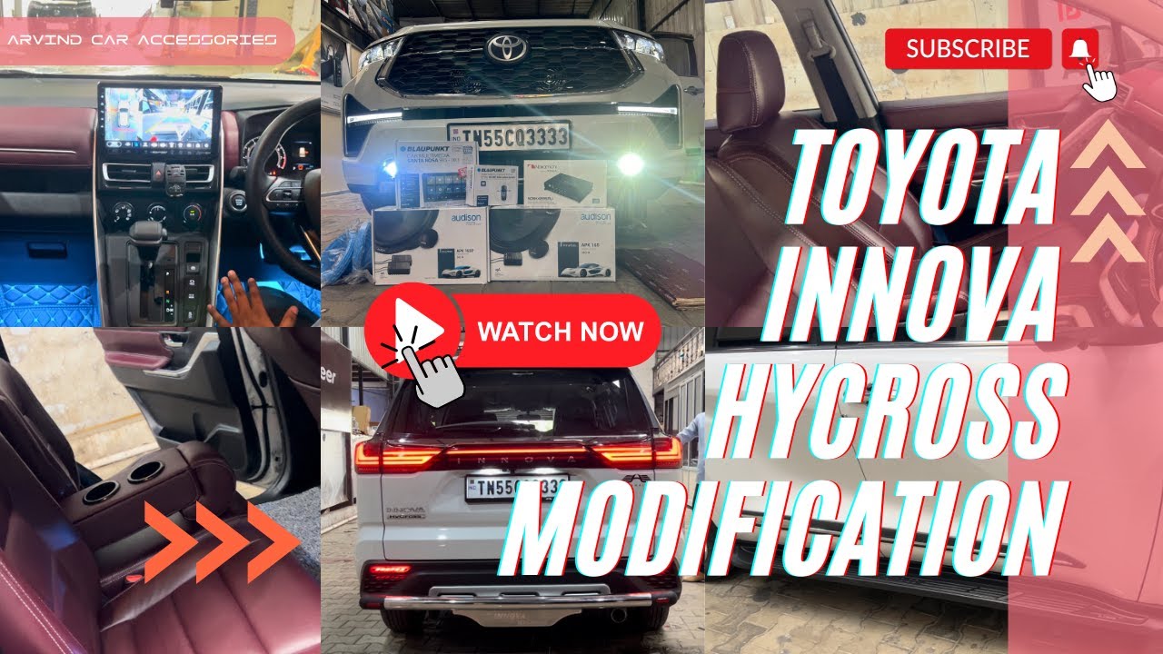 Innova Hycross Modified: Top Aftermarket Accessories You Must Have 2024 ...