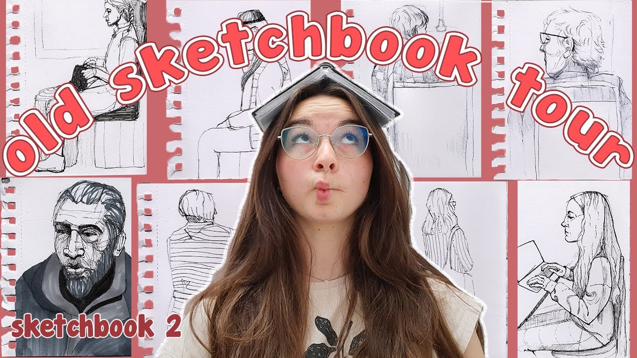 pre-art school SKETCHBOOK TOUR ep. 2 | observational drawing directly ...