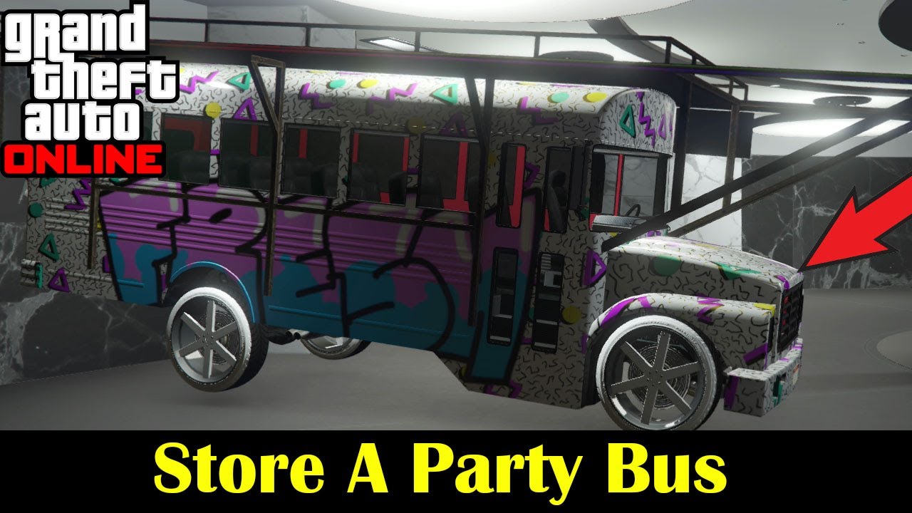 How to Store A Party Bus in Your Any Garage in GTA Online - YouTube