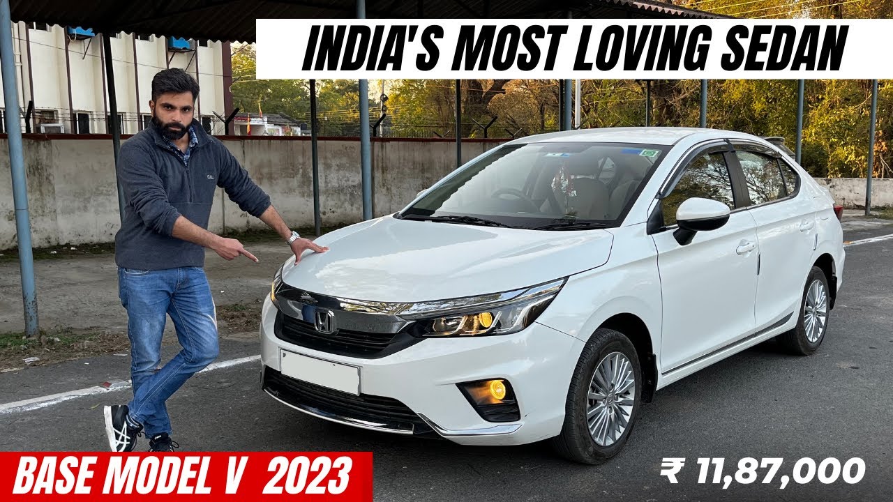 Honda City V 2023 Base Model Feature Loaded | Detailed Review - YouTube