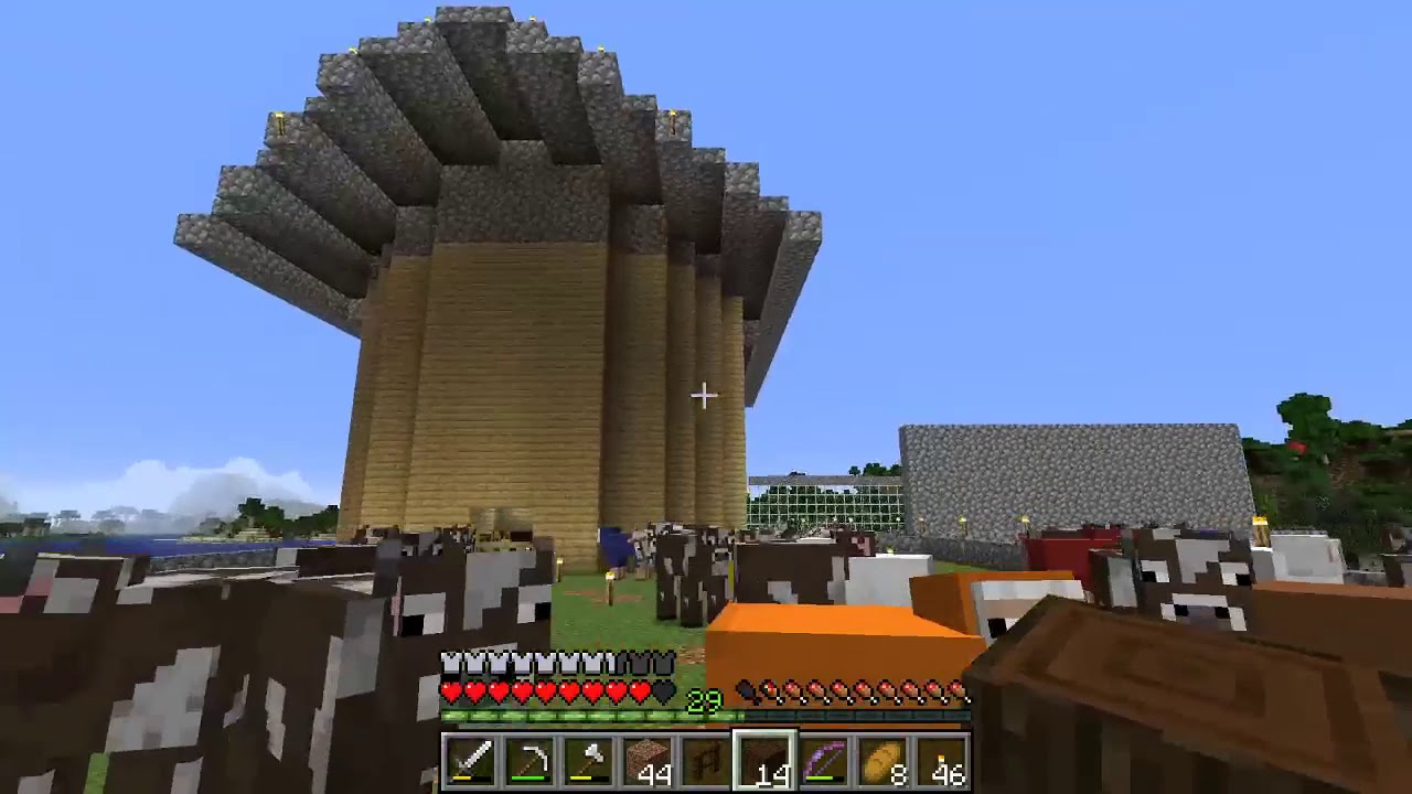 Vanilla Minecraft Season 1 Episode 22 Sheep Barn pt2 - YouTube