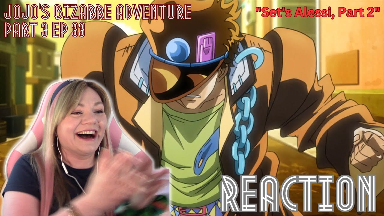 Jojo's Bizarre Adventure Part 3 Ep 33 "Set's Alessi, Part 2" - reaction ...