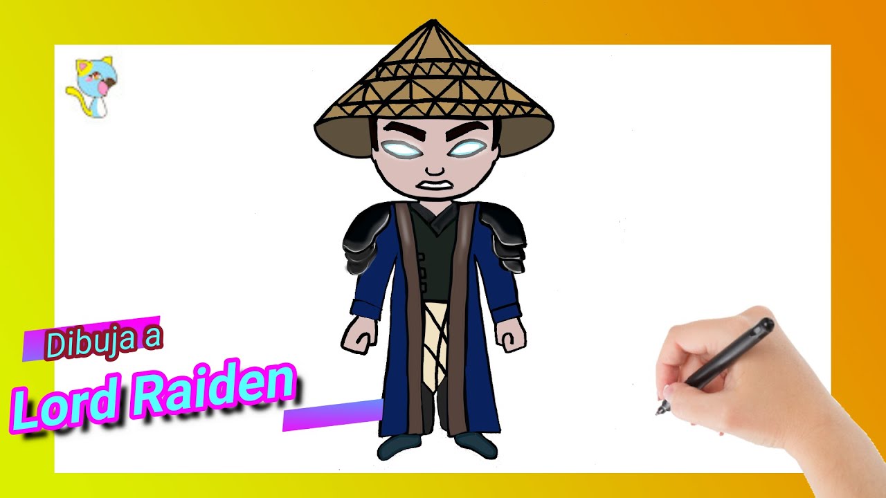 Como Dibujar a Lord Raiden I How To Draw Lord Raiden I Mortal Kombat ...