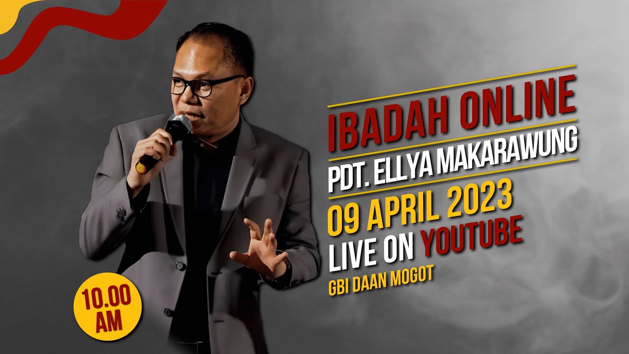 Ibadah Online 9 April 2023 | Pdt.Ellya Makarawung - YouTube