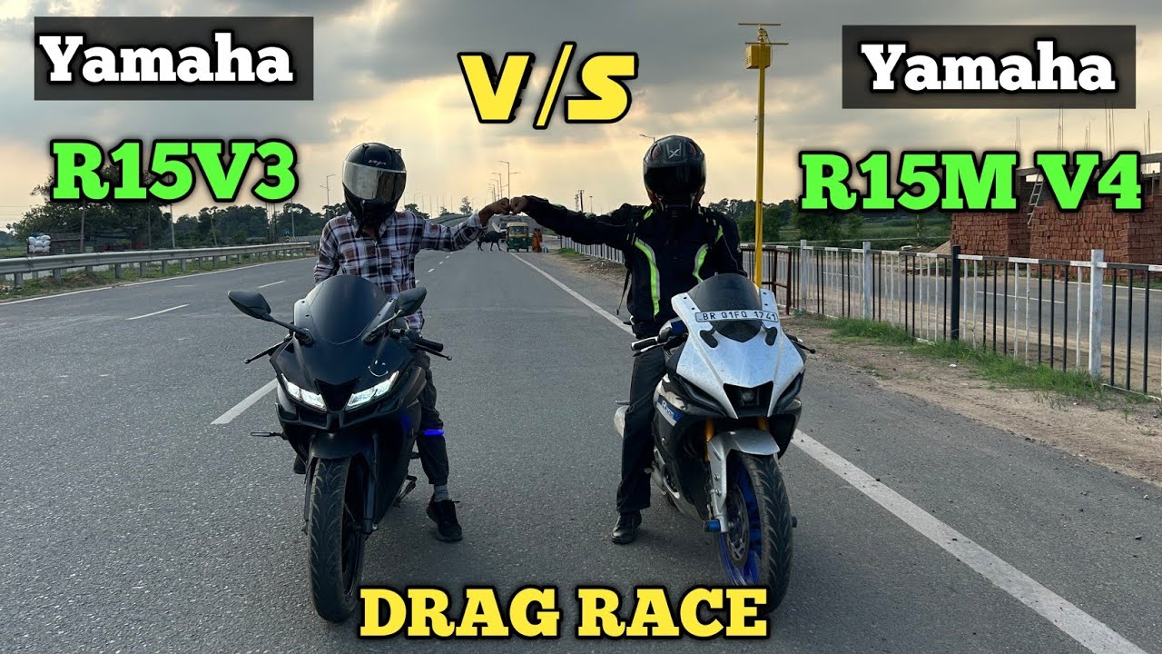 Yamaha R15M V/S R15V3 | Drag Race 🏁 - YouTube Yamaha R15M V/S R15V3 | Drag Race 🏁 - YouTube