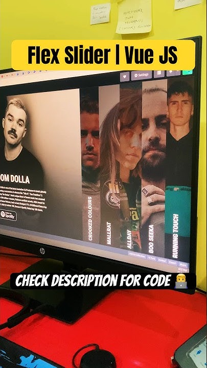 Flex Slider | Vue JS #tutorials #coding #vuejs #shorts - YouTube