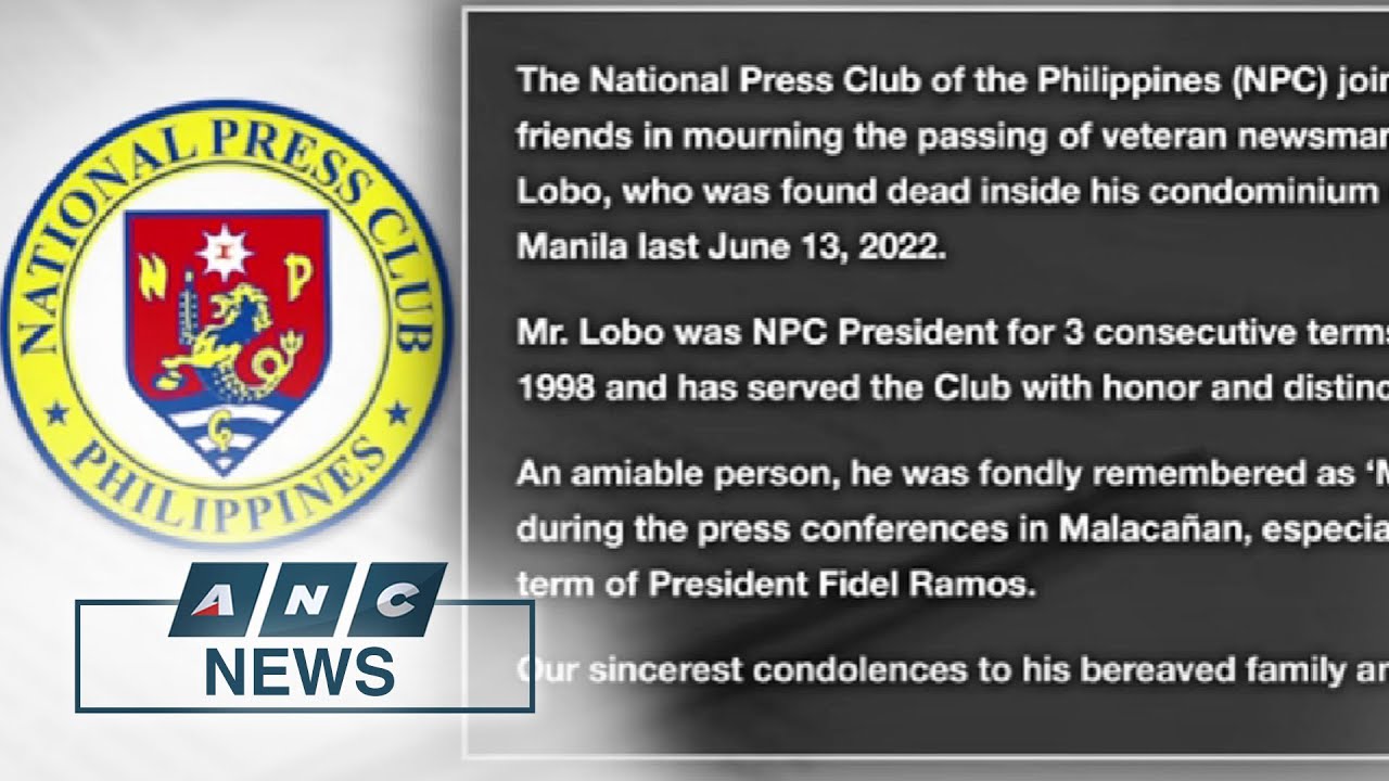 Ex-National Press Club President Alfredo Lobo found dead in Manila ...