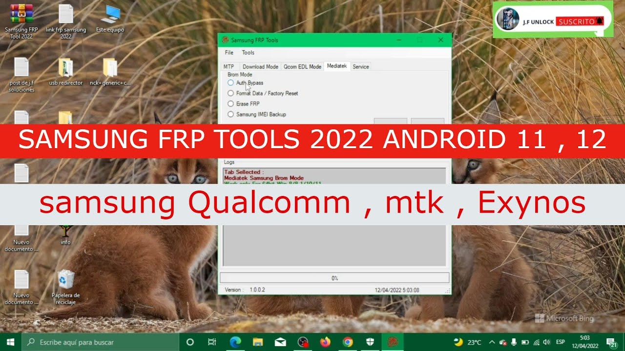 SAMSUNG FRP TOOLS Nueva herramienta 2022 Android 11 , 12 - YouTube