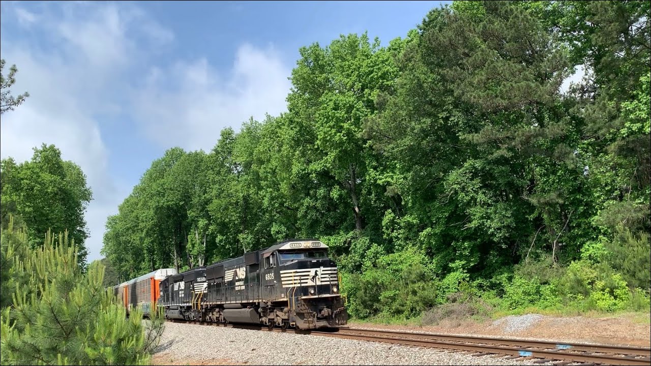 NS 6935 Leads a late P12 Thru Norcross, GA 5/8/2023 - YouTube