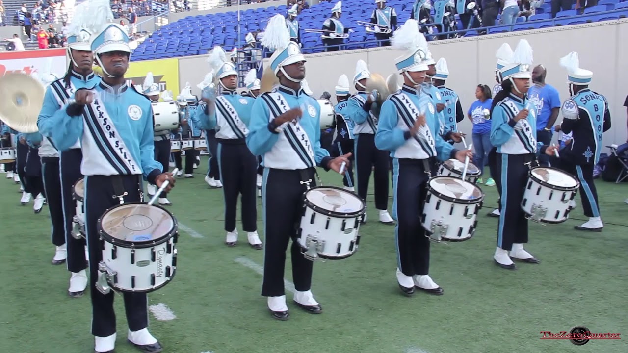 JSU Marching in Southern Heritage Classic 2017 - YouTube