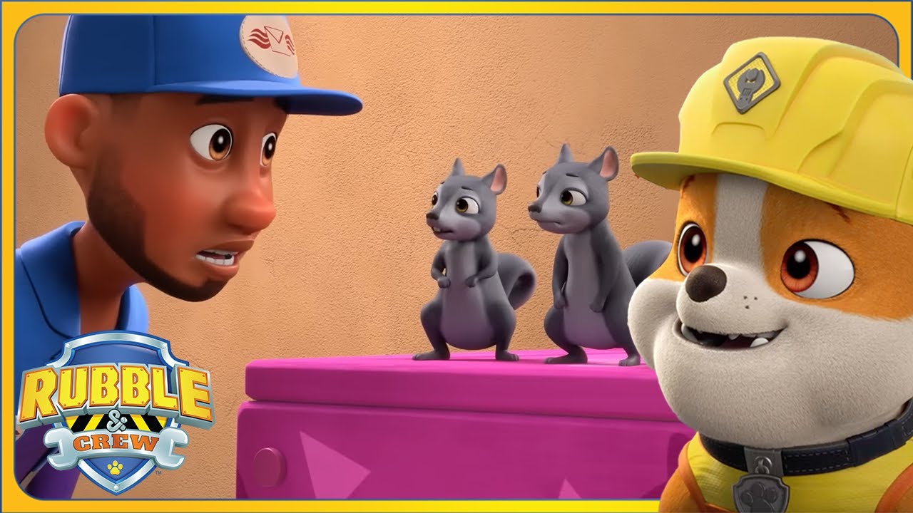 The Crew Builds a Post Office | Rubble and Crew | Cartoons for Kids ...