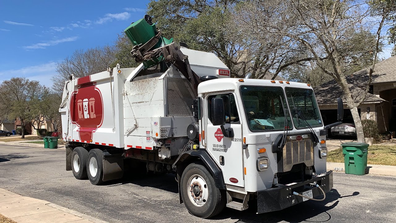 City of San Antonio: Peterbilt 520 Heil DuraPack Python Garbage Truck ...