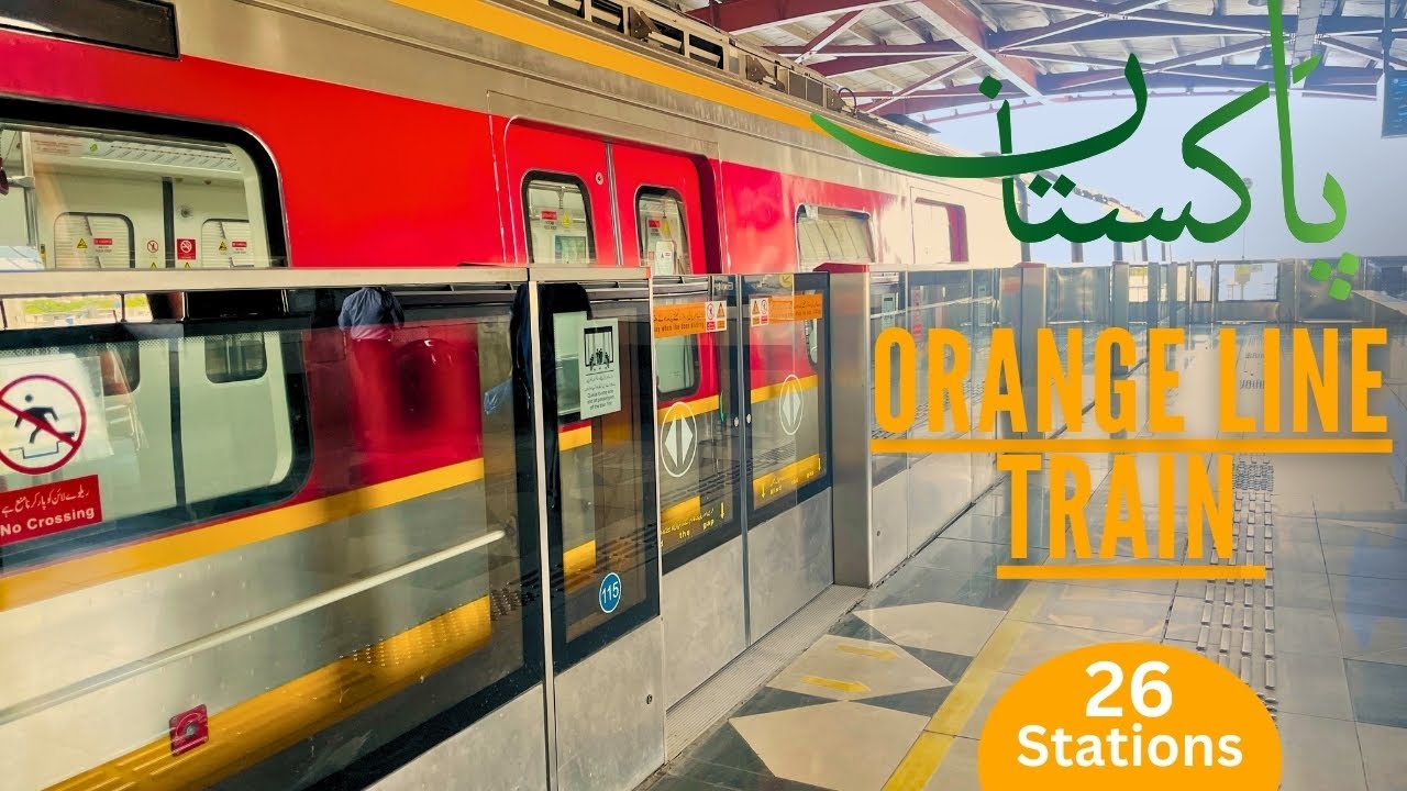 First Experience In Orange Line Metro Train Lahore - Lahore City Tour ...