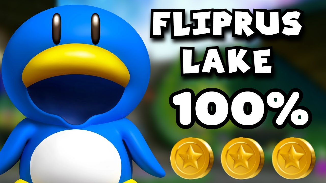 Fliprus Lake - 100% Walkthrough & Star Coins | New Super Mario Bros. U ...