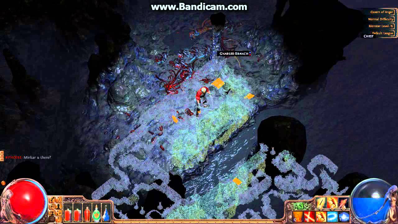 Path Of Exile - Merveil's Cave Gameplay - YouTube