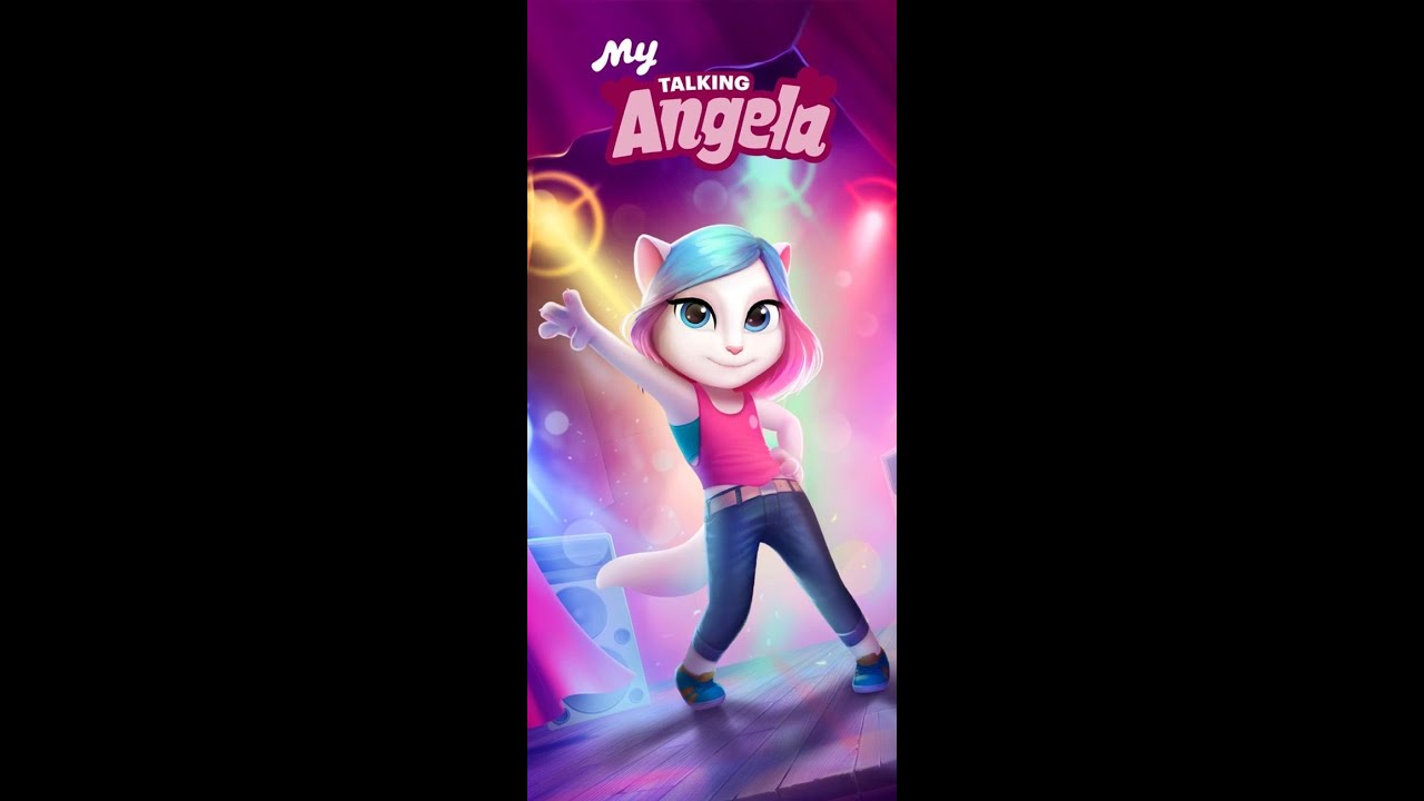 my talking angela dress up game play wood working art skills - YouTube