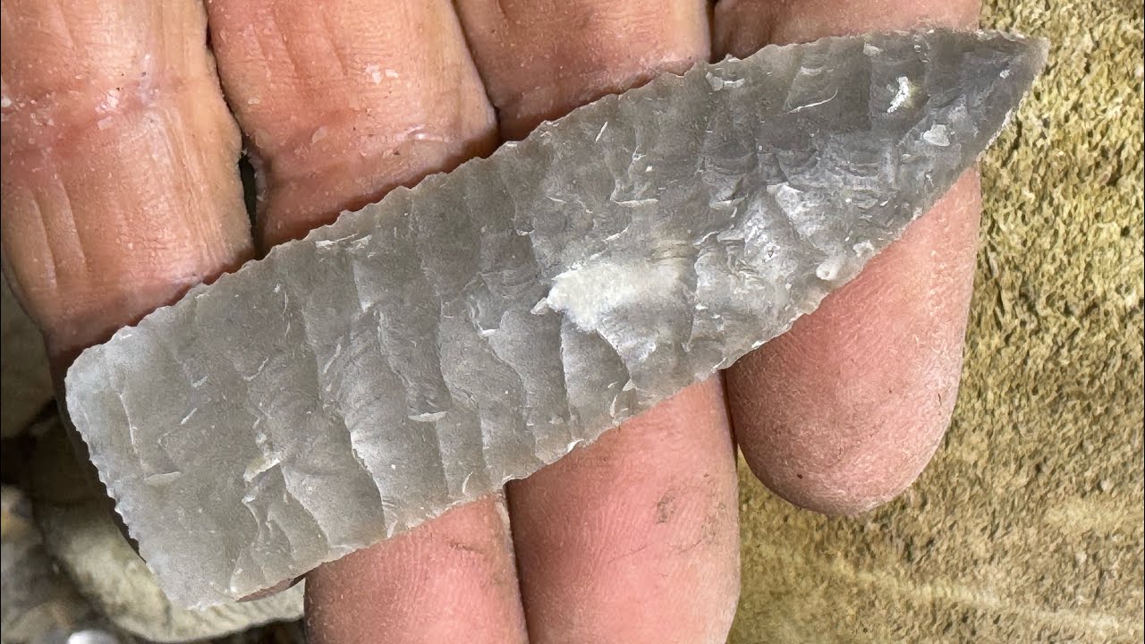 Flake blade and hafted blades - YouTube