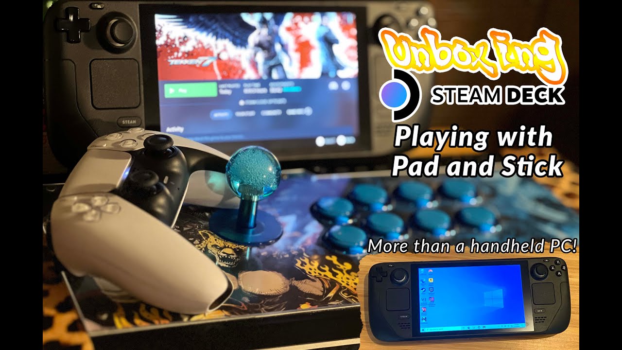 Playing with Pad and Stick on STEAM DECK - YouTube
