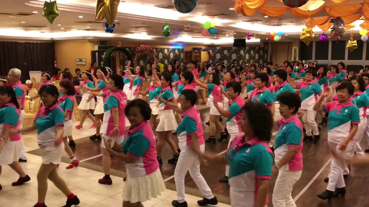 Karen's 16th anniversary line dancing party..themed sweets 16。 - YouTube
