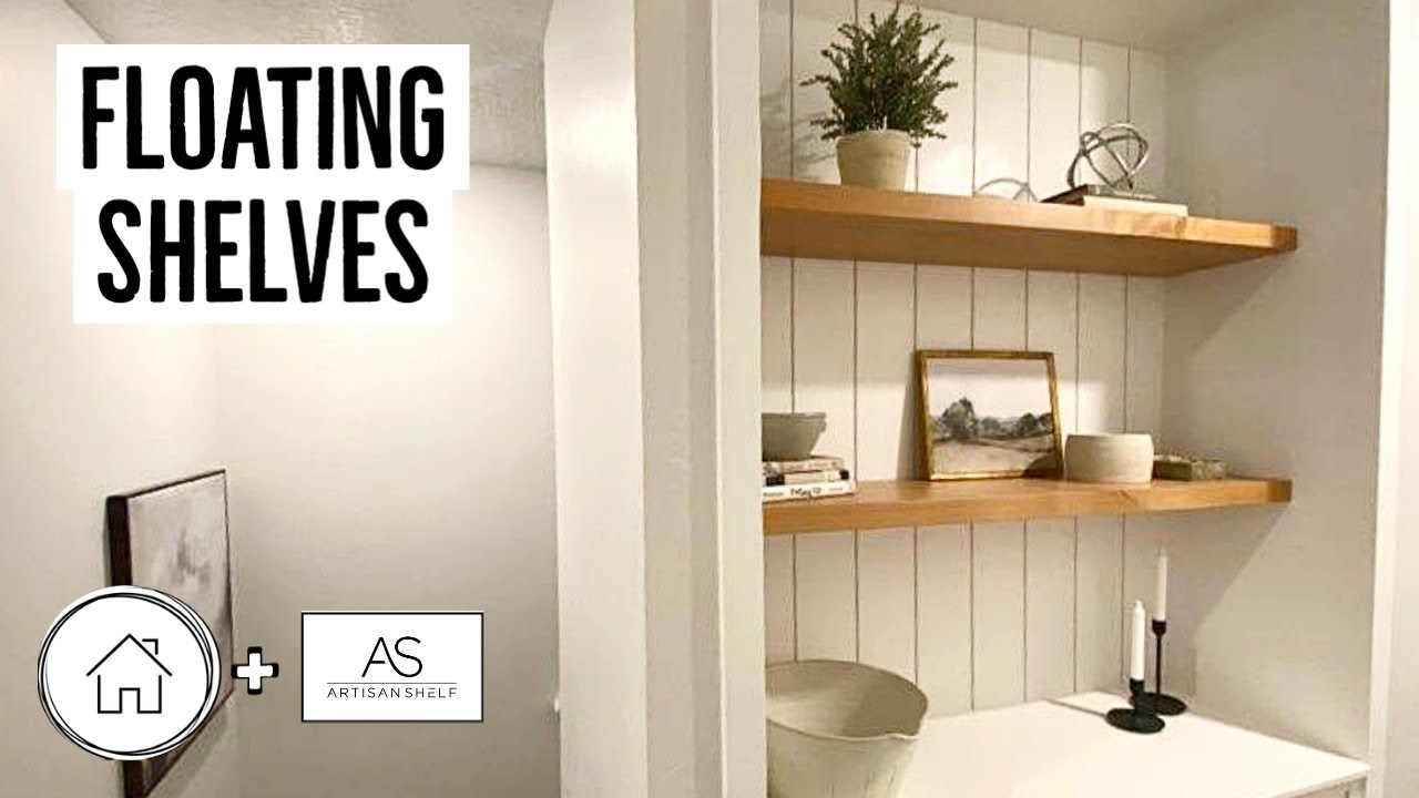 How to install floating shelves - Artisan Shelf? LEGIT shelves - YouTube