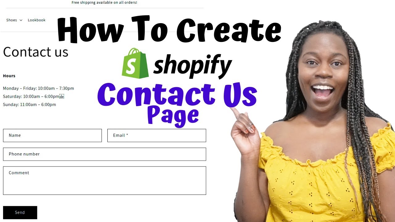 How To Create an Effective Contact Us Page | Shopify Contact Us Page ...