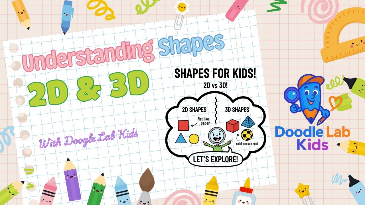 Episode 21 Understanding Shapes 2D and 3D - YouTube