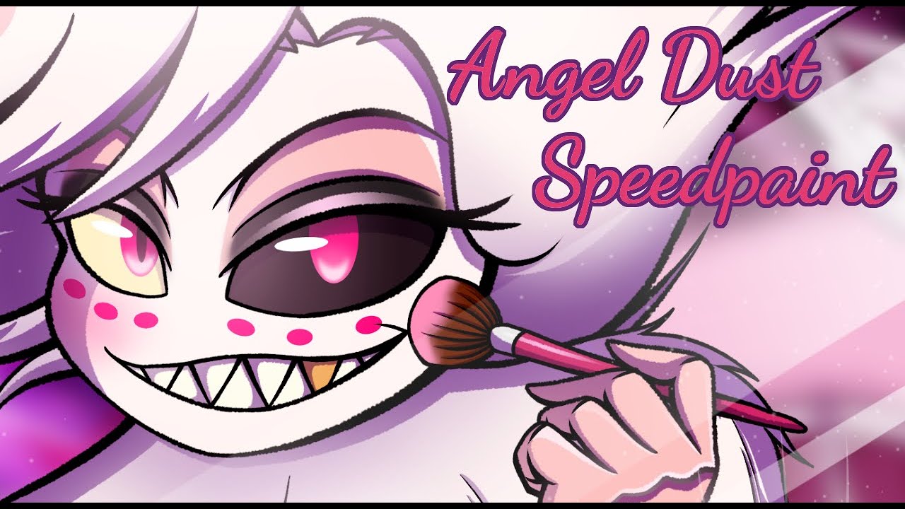 The Dressing Room: Angel Dust Speedpaint Redraw - YouTube