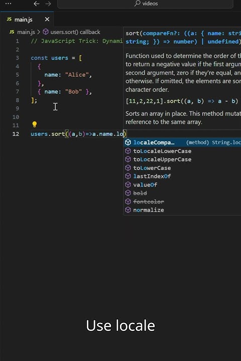 Dynamically Sort Objects by Key! #UIUX #NextJS #WebDev #WebDesign - YouTube