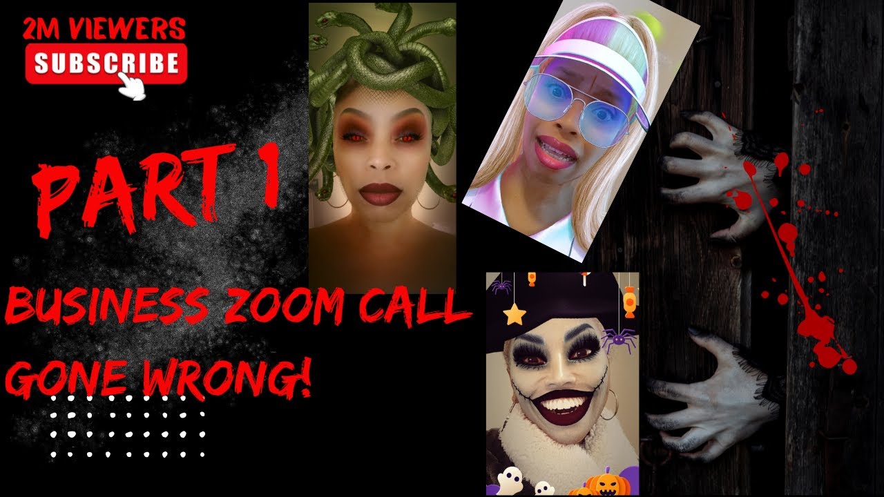 🎃HALLOWEEN‼️HORROR! Zoom Call Pt1. #halloween #comedy - YouTube