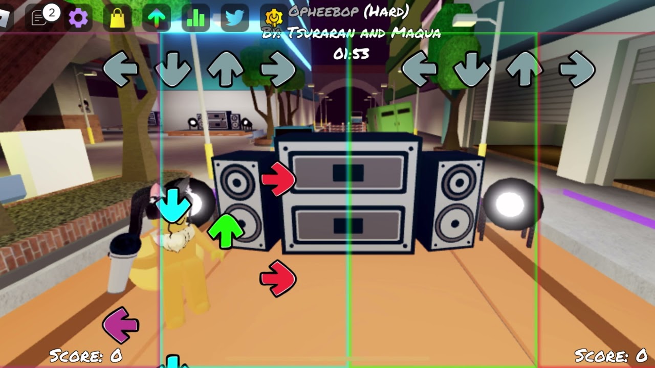 FNF Duet Challenge 2 - Opheebop - Funky Friday - Roblox - YouTube