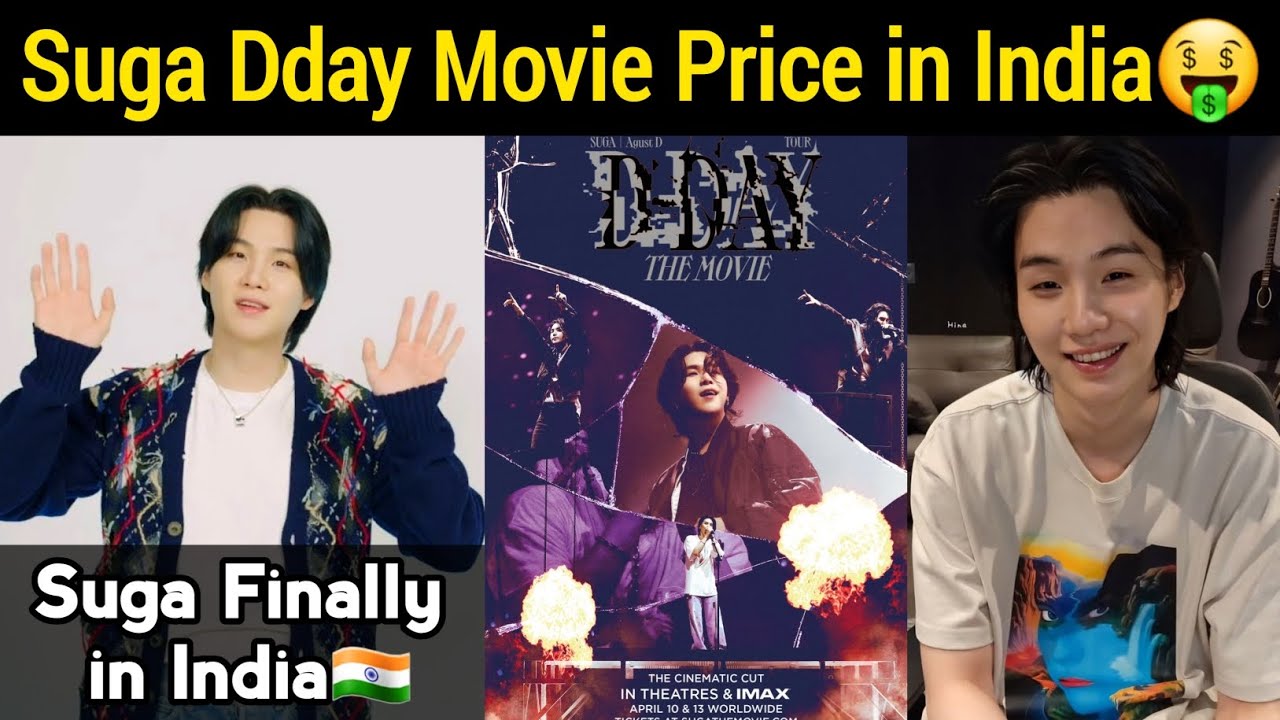 Suga Dday Movie Price in India🤑 Bighit Confirm Suga Movie in India 🇮🇳 # ...