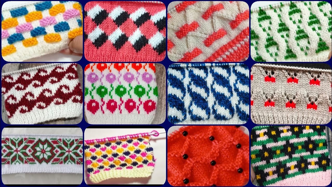 Two colour knitting pattern ideas for sweater/graph design for kids ...