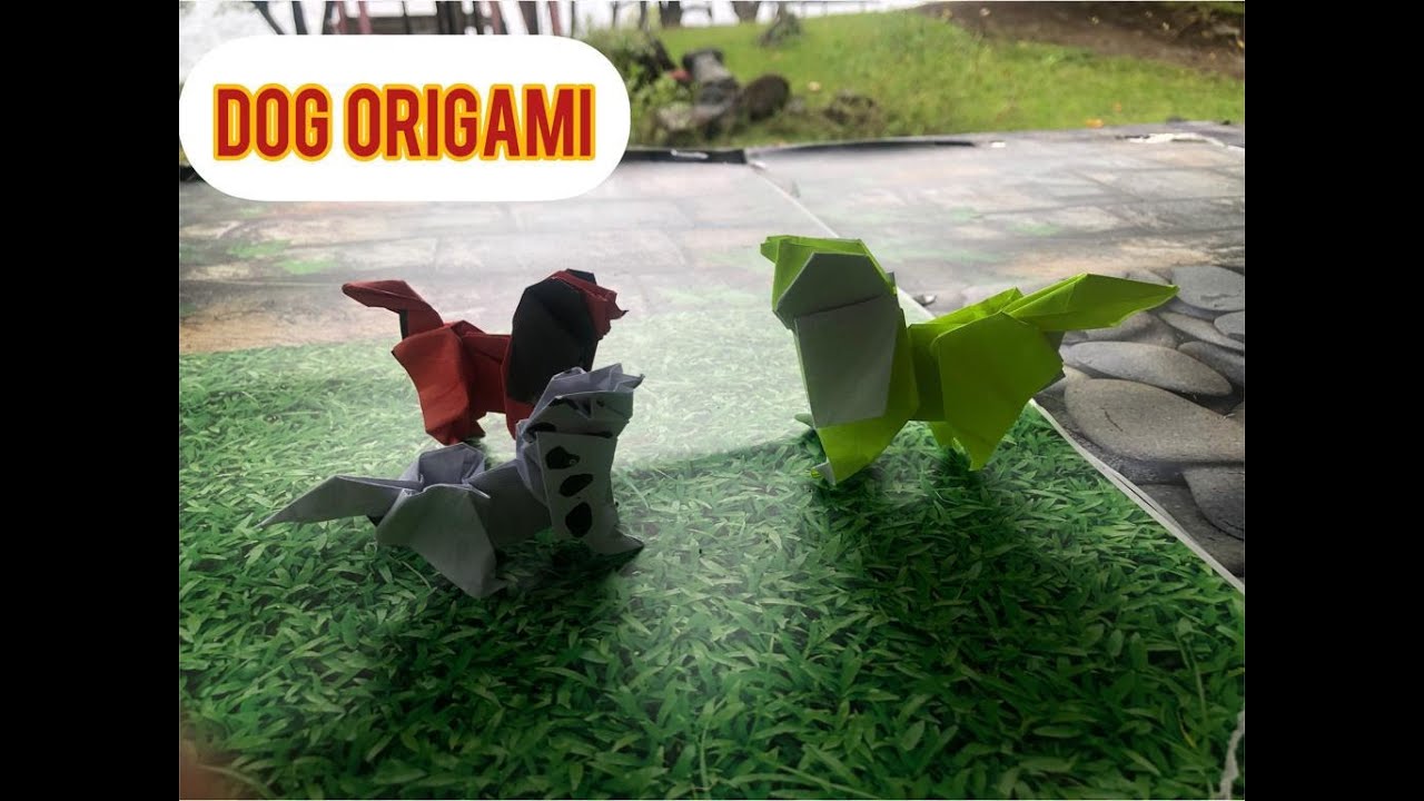 Cara Membuat Origami Anjing II HOW TO MAKE DOG ORIGAMI - YouTube