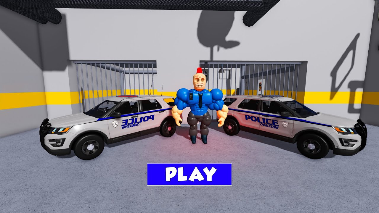 SPORT CARS POLICE GIRL PRISON RUN & BARRY POLICEMAN vs 1000 Smiling ...