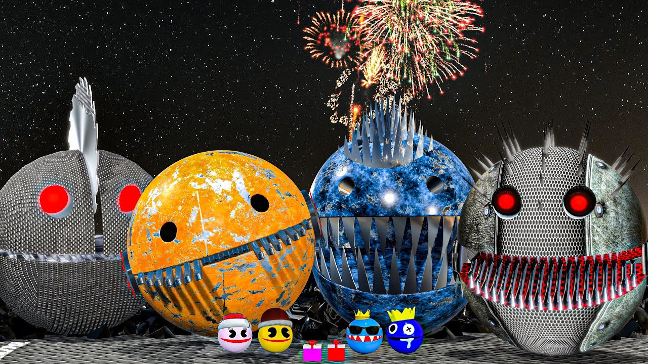 PACMAN & MS-PACMAN VS IC KING PACMMAN & BLUE RAINBOW USE YU-GI-OH ...