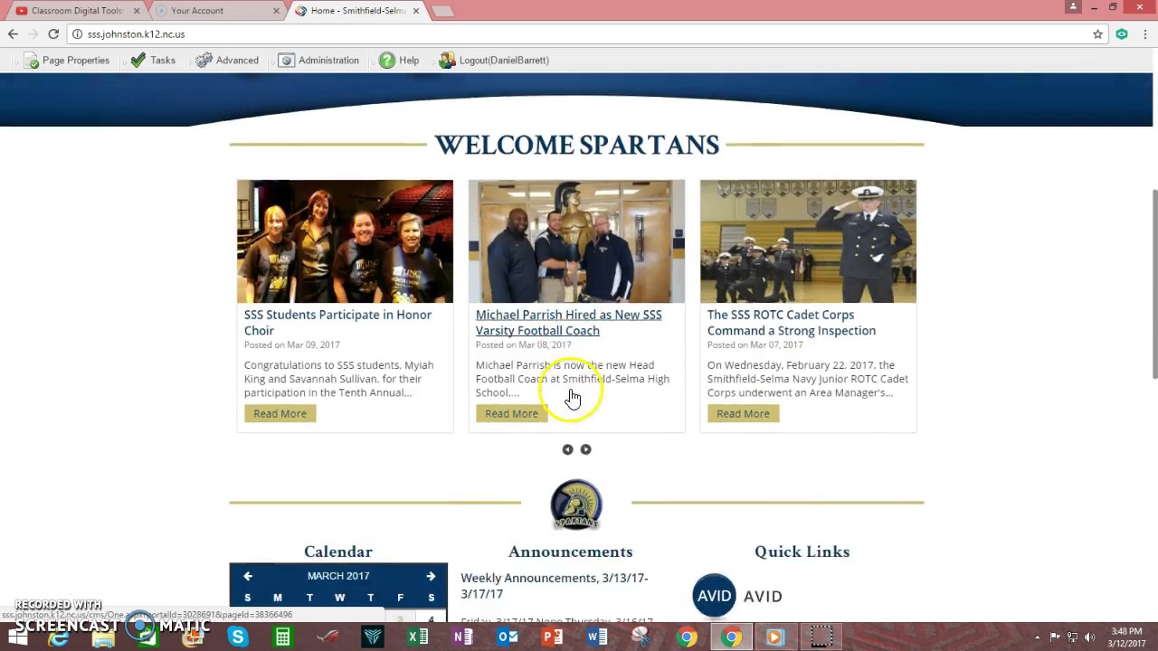 Webmaster Tutorial: Creating a SharpSchool website blog - YouTube