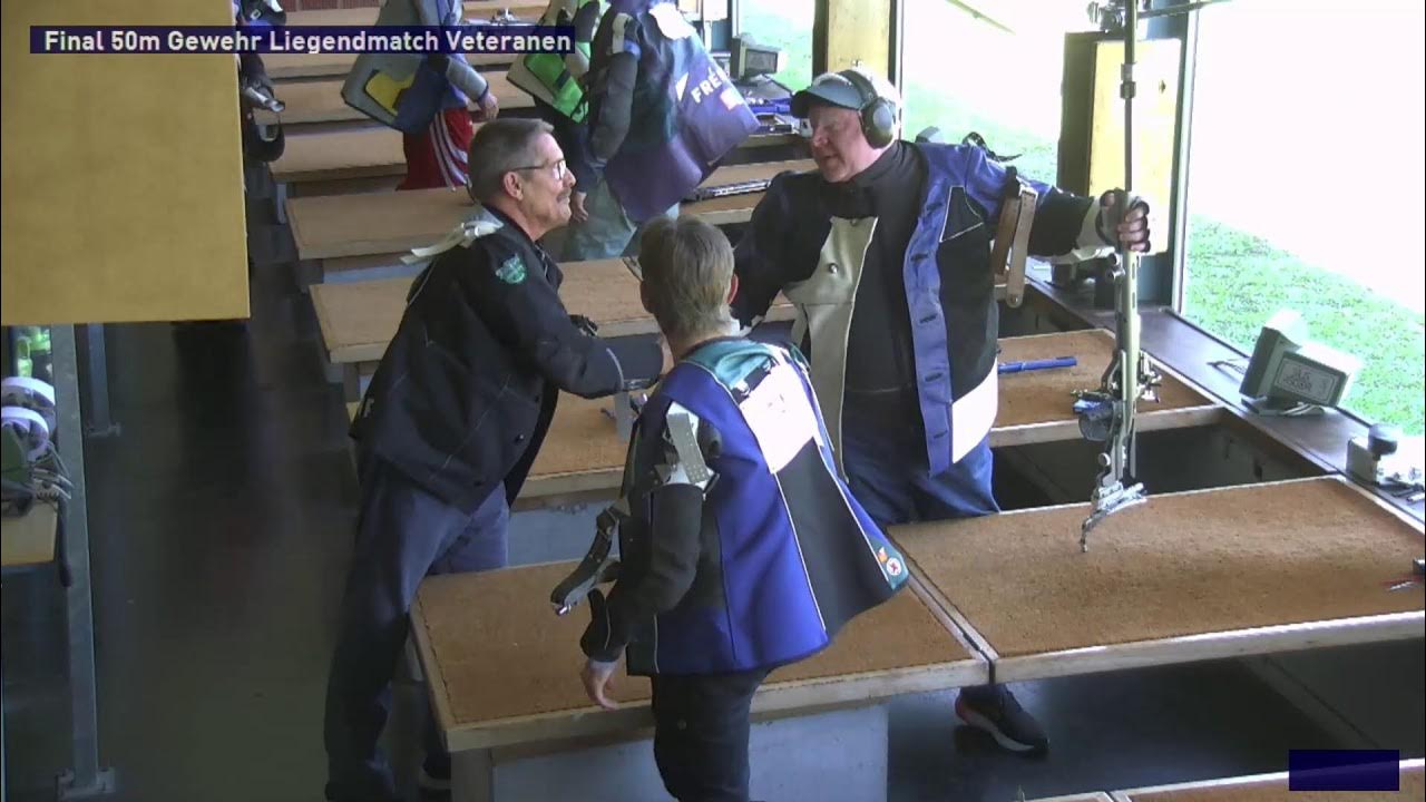 Schweizermeisterschaften 2023 - Final Gewehr 50m liegend Veteranen - YouTube