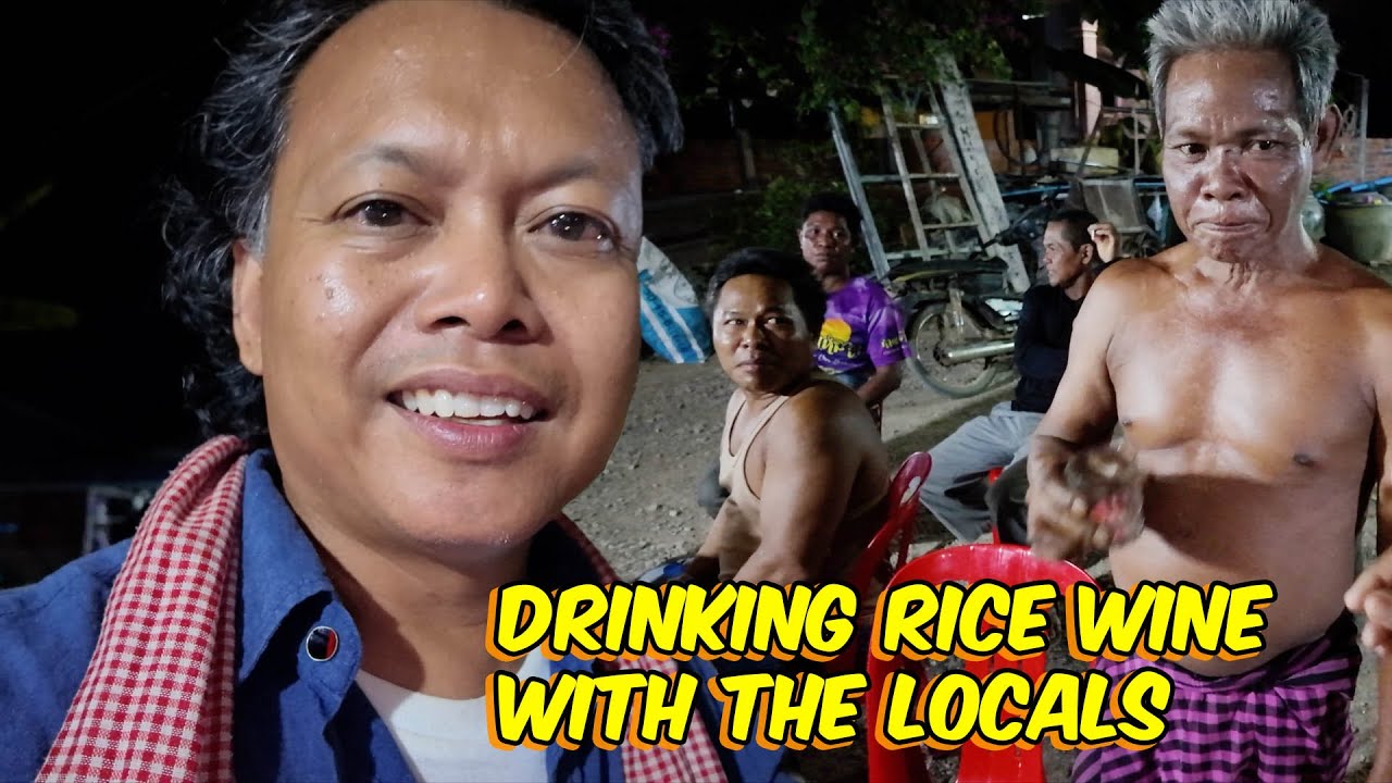 Cambodian New Years Preparations and VILLAGE PARTY "Bon Phum" in Phnom ...