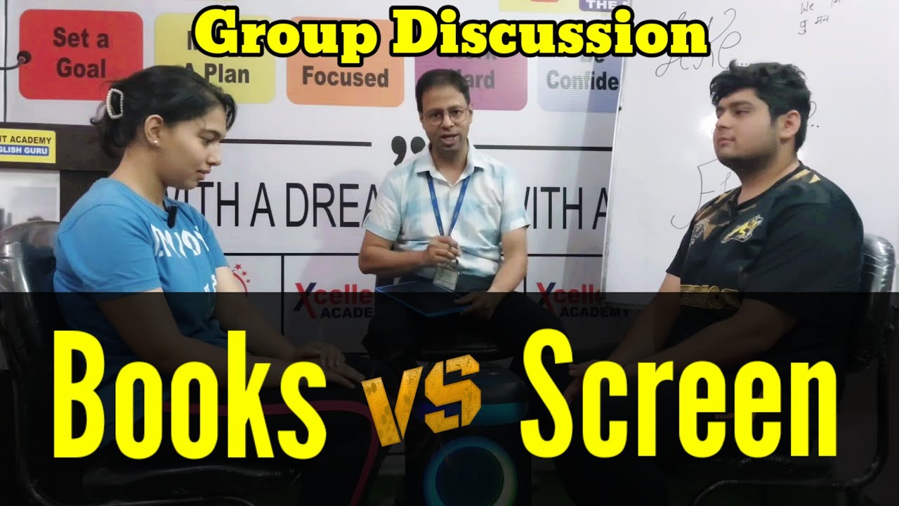 Group Discussion - Books vs Screen | Paper Books vs E-Books | Tips to ...